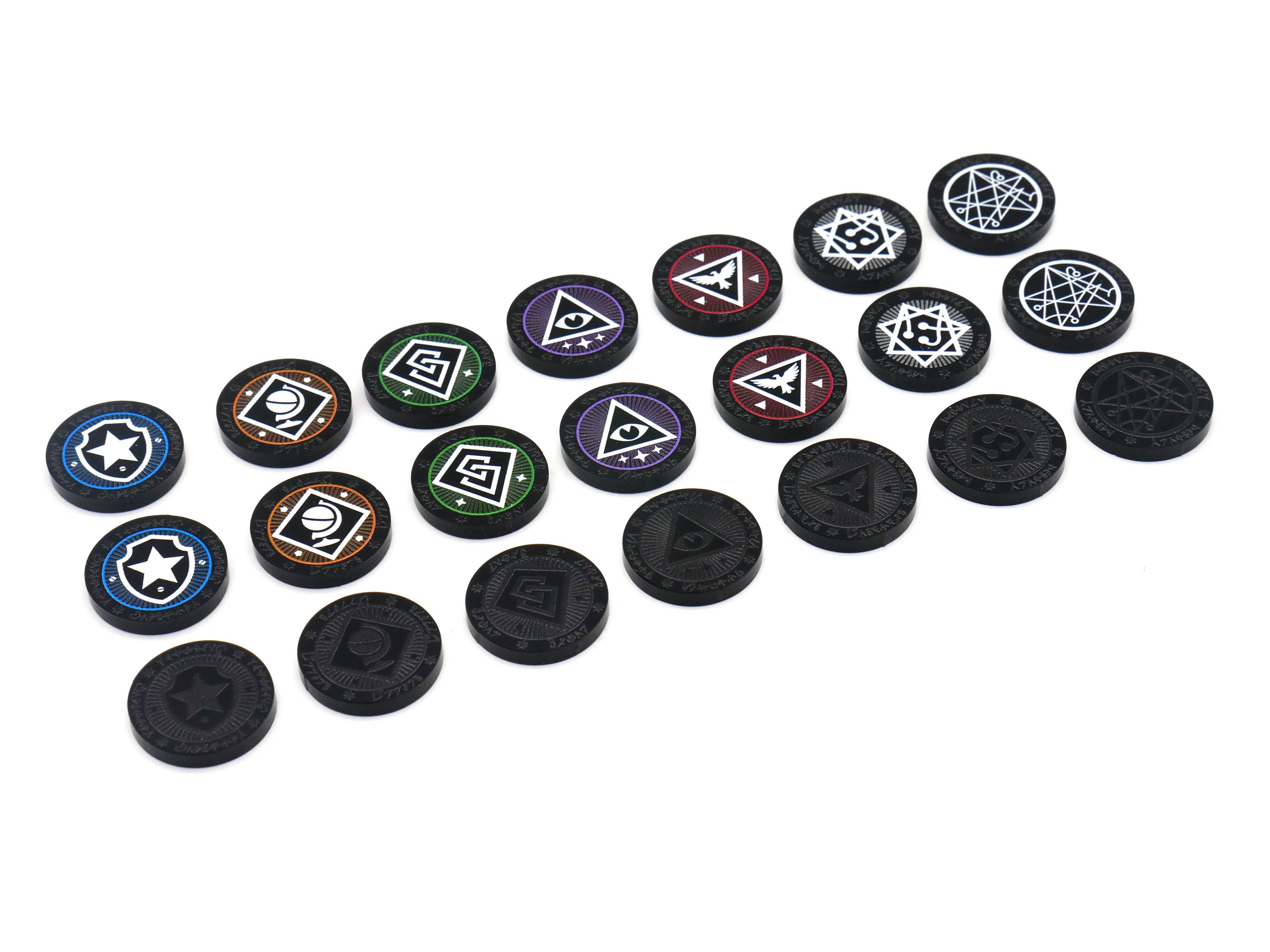 Class Token Set - Arkham Horror Acrylic Tokens - Etsy