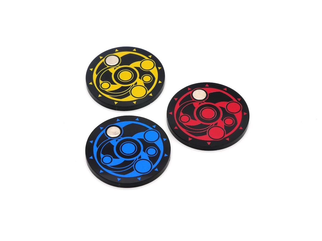 Magnetic Key Set - Keyforge Acrylic Tokens - Etsy