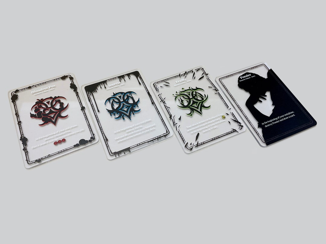 Card Sized Tokens Flesh and Blood Acrylic Accessories - Etsy