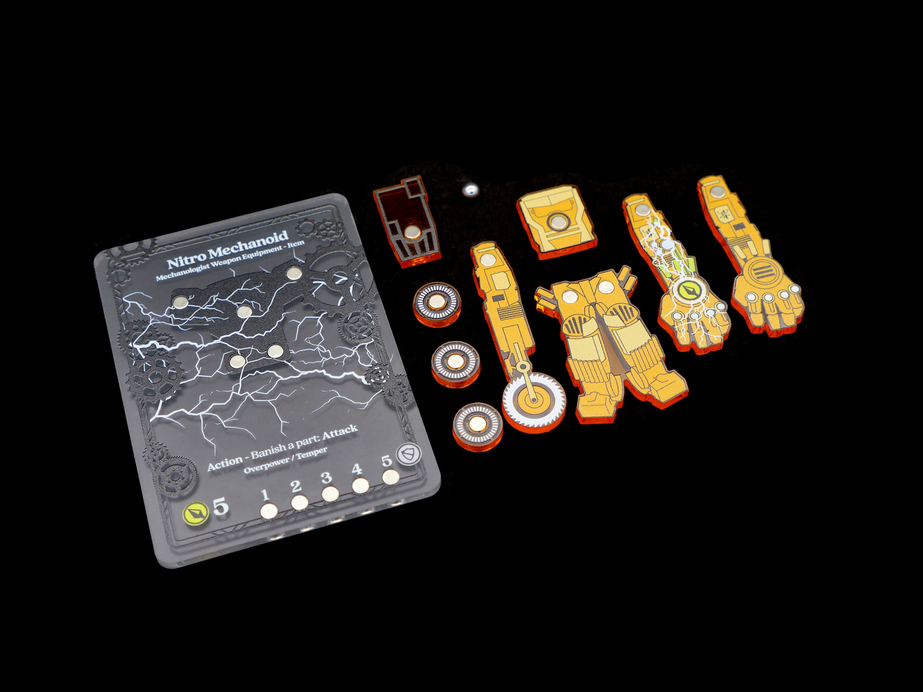 Card Sized Magnetic Nitro Mechanoid Set Flesh and Blood - Etsy Hong Kong