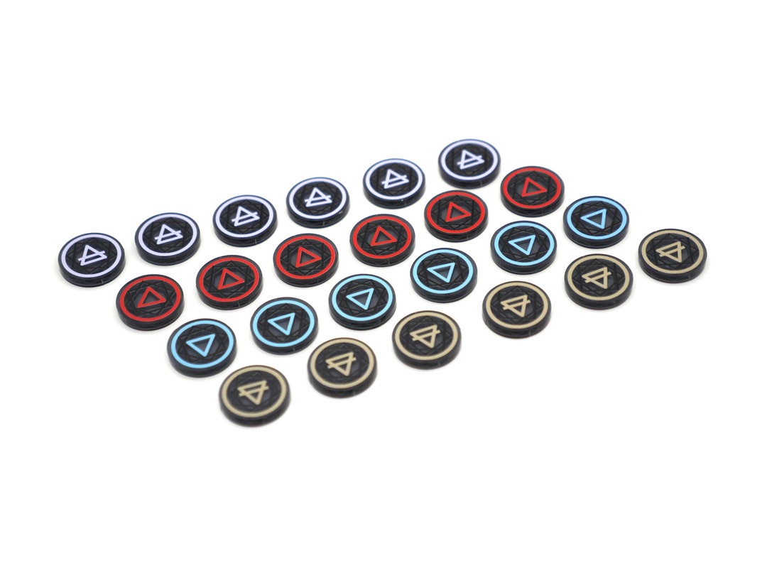 Mana Token Set - Sorcery TCG Acrylic Tokens - Etsy