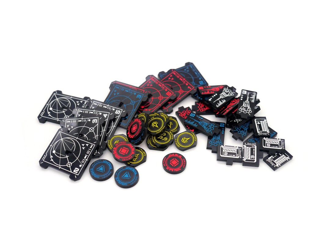 2.5 Objective Tokens Set - X-wing Acrylic Accessory - Etsy