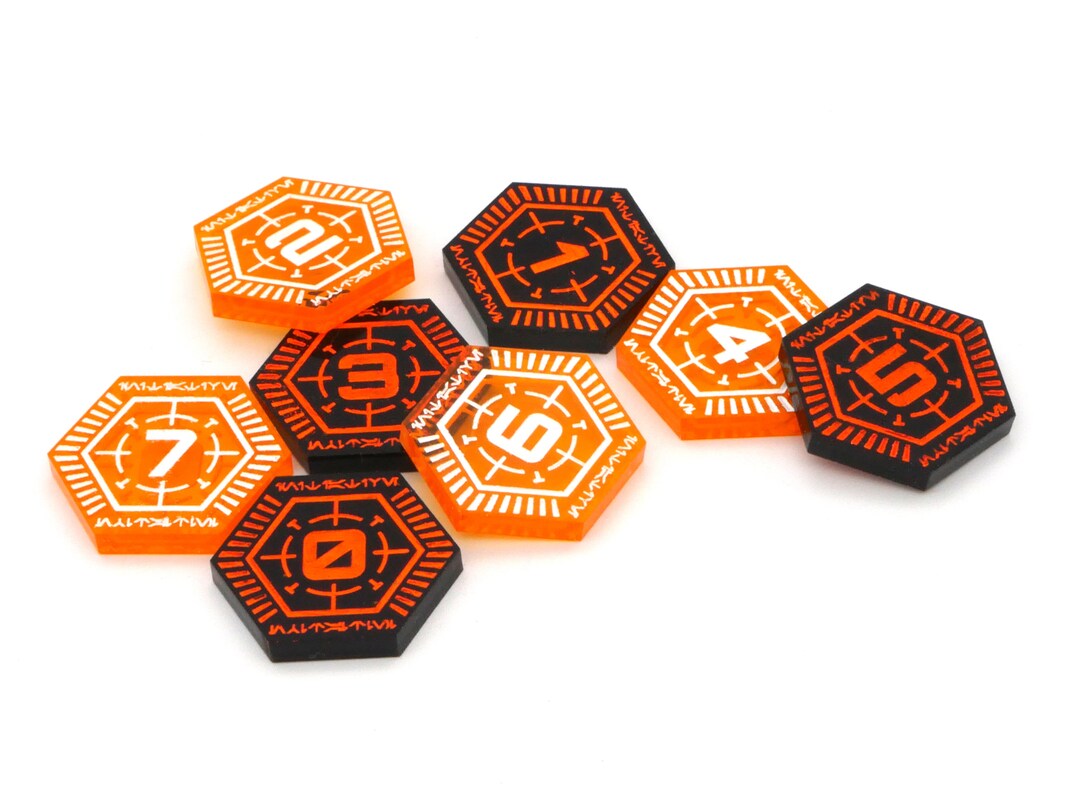 Initiative Reminder Token Set - X-wing Acrylic Tokens - Etsy