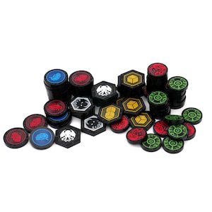 Base Token Set - Arkham Horror Acrylic Tokens - Etsy
