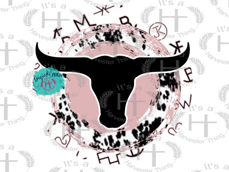WESTERN PNG SUBLIMATION Longhorn Rodeo T Shirt Design - Etsy