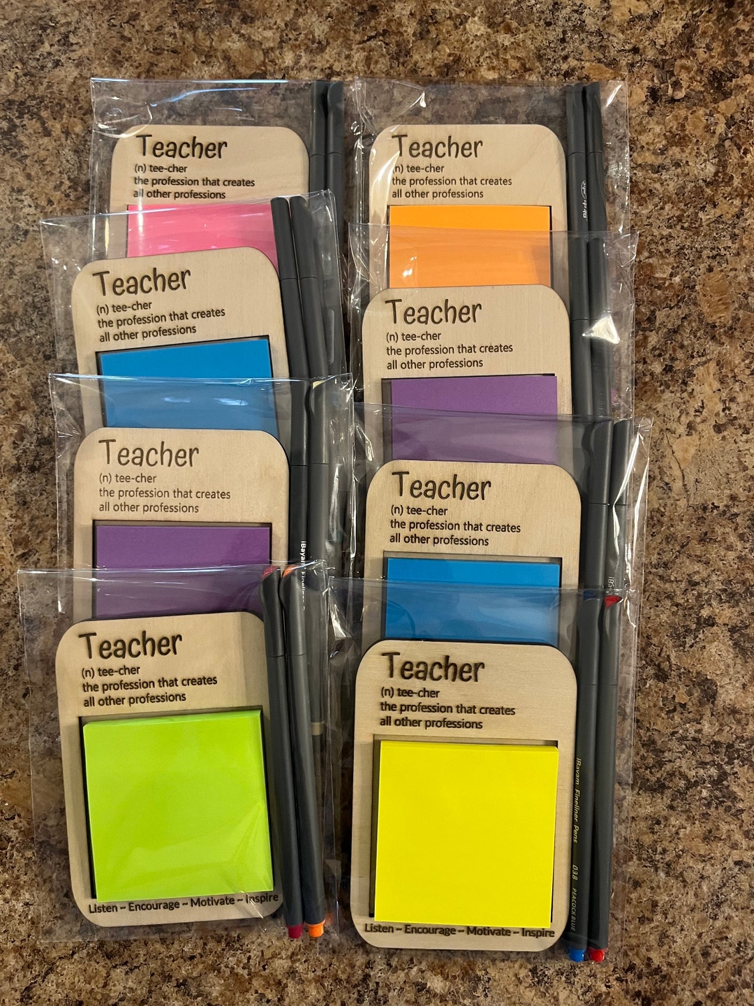 Teacher Sticky Note Holder - Etsy