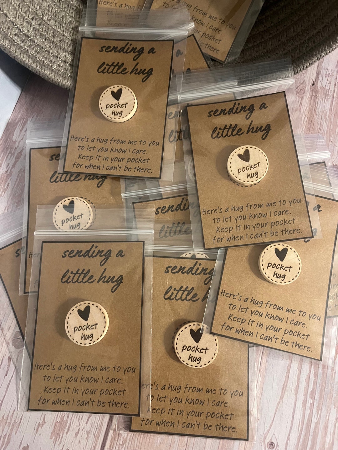 Pocket Hug Tokens - Etsy