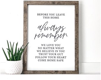Always Remember Sign | Etsy