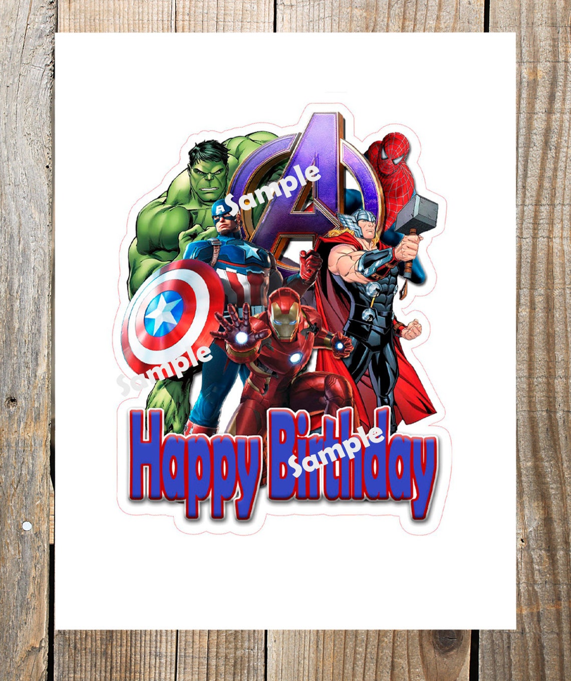 Avengers Cake Topper Instant Download DIY Printable - Etsy