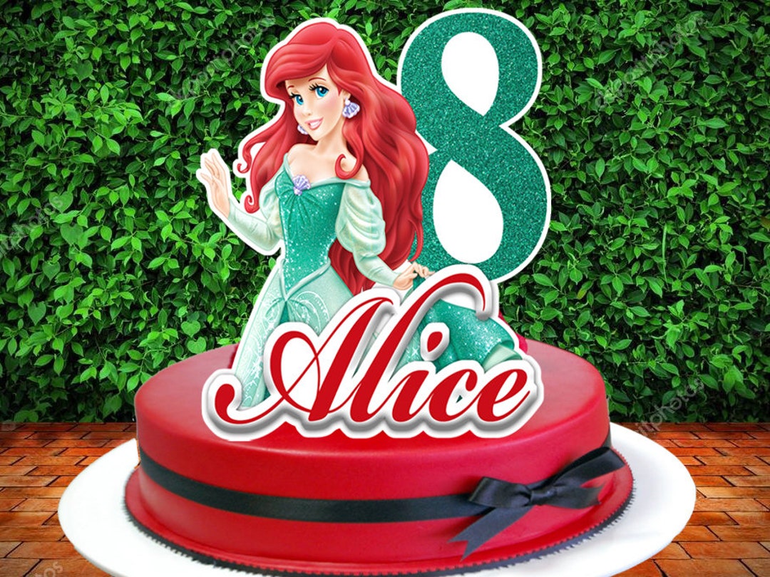 Princess Ariel Cake Topper - Etsy