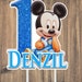 Baby Mickey Mouse Cake Topper - Etsy