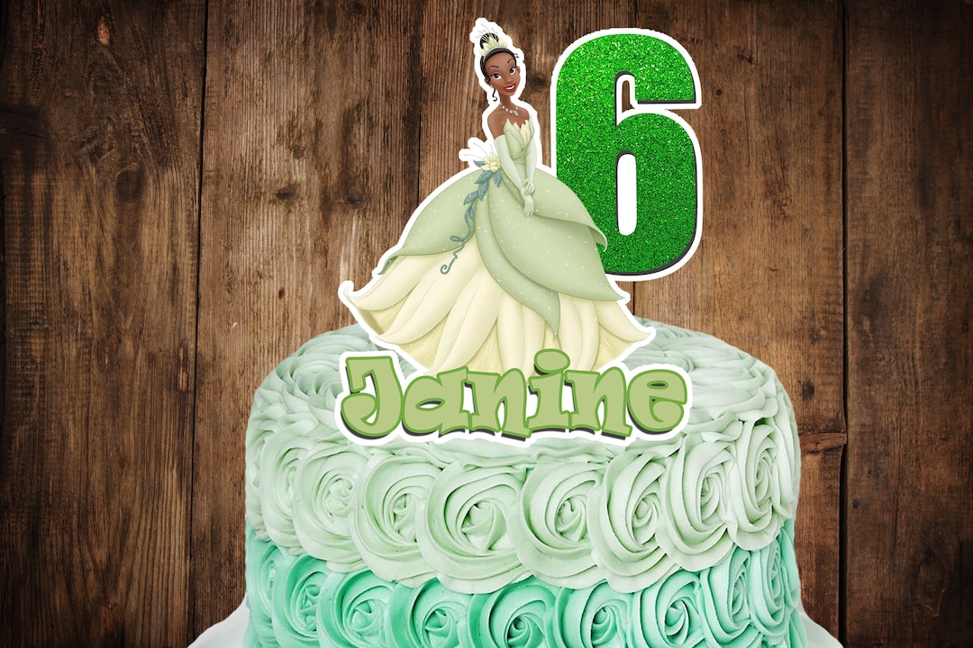 Princess Tiana Cake Topper - Etsy
