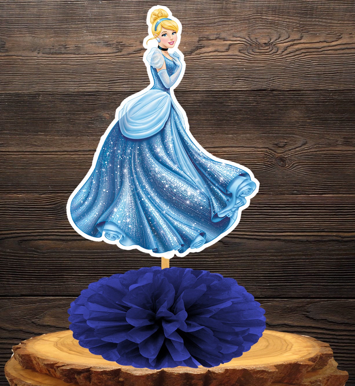 Set of 6 Disney Princesses Centerpiece (STAND NOT INCLUDED), Table ...