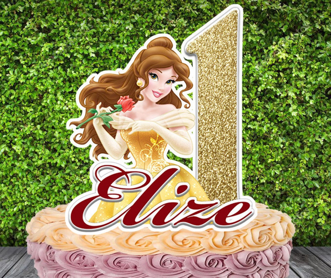 Princess Belle Cake Topper - Etsy