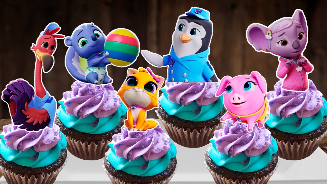 Disney T.O.T.S. Cupcake Toppers, Cupcake Topper - Etsy