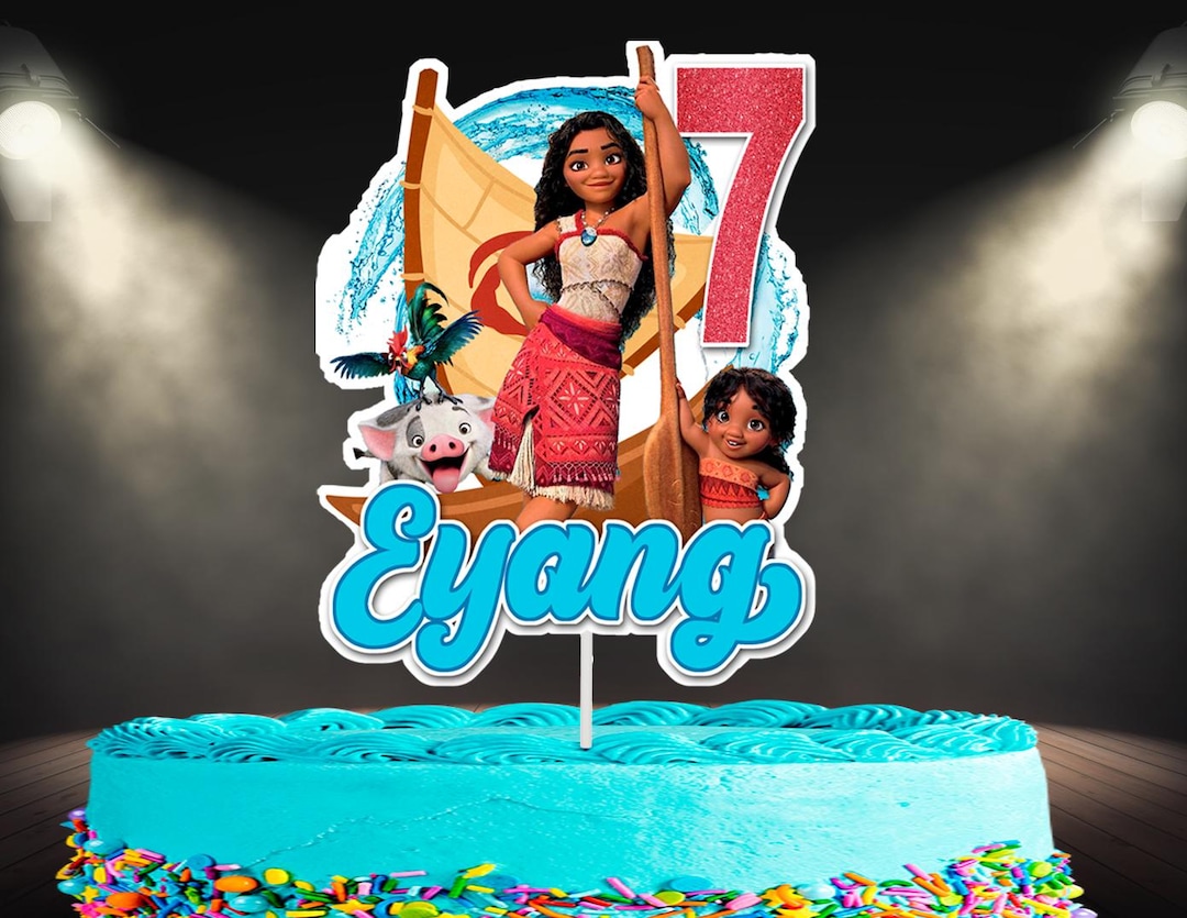 Moana2 Cake Topper - Etsy