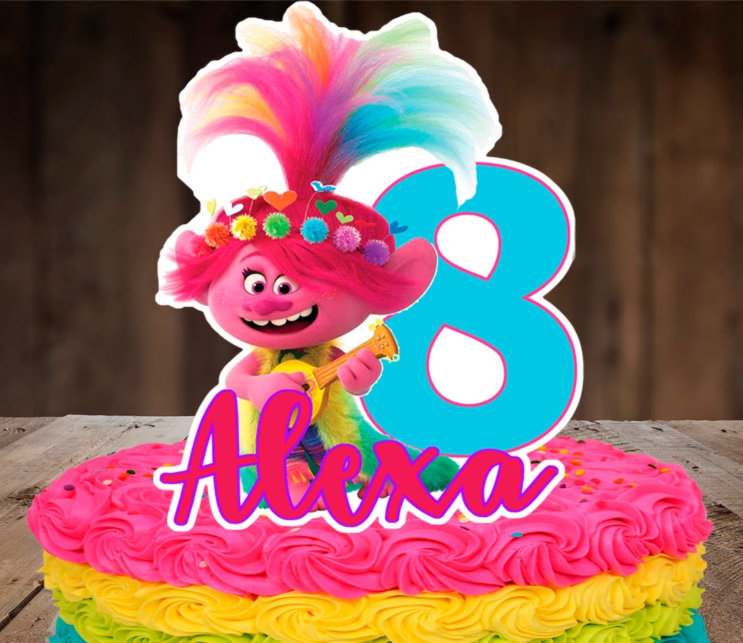 Trolls (poppy) Cake Topper - Etsy