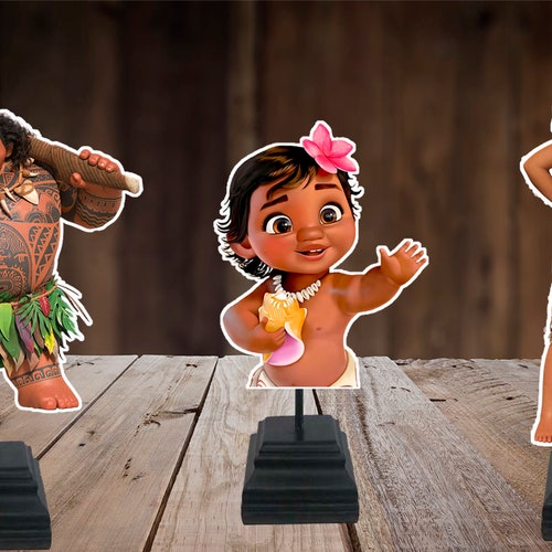 Moana Centerpiece Table Decor Party Decoration Birthday - Etsy