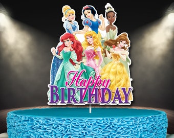 Vintage Disney Cake Topper Banner Disneyland Inspired Birthday ...