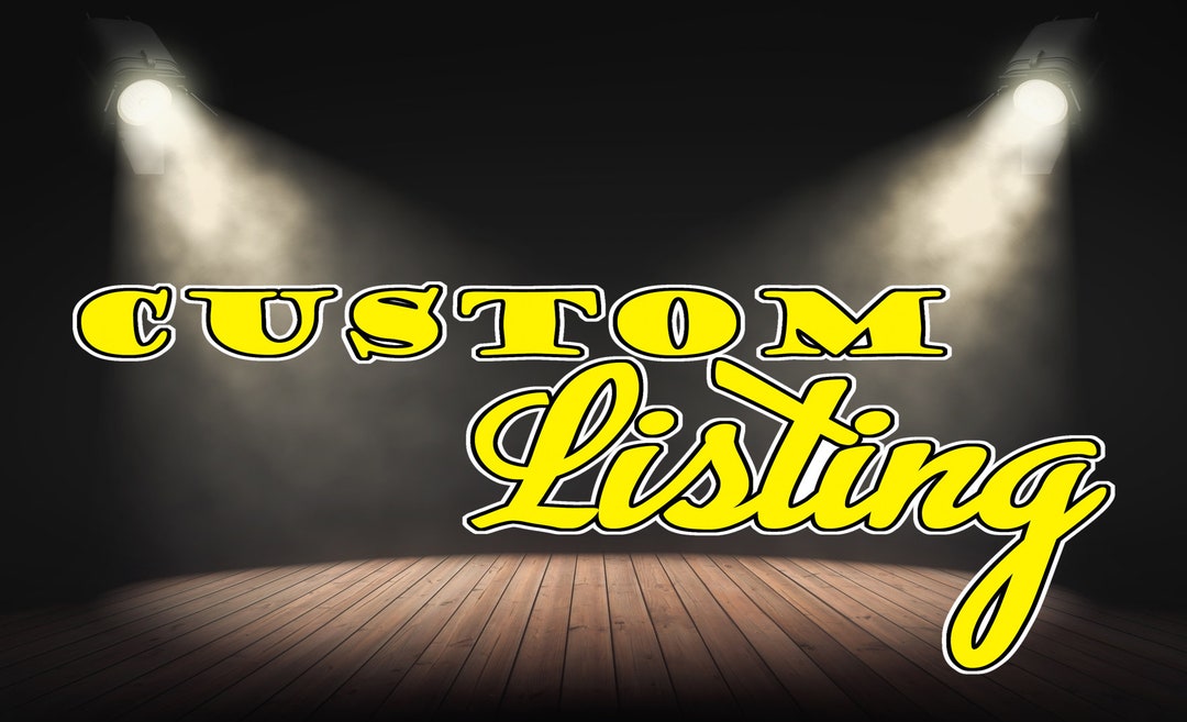 Custom Listing for Amanda Zeglin - Etsy