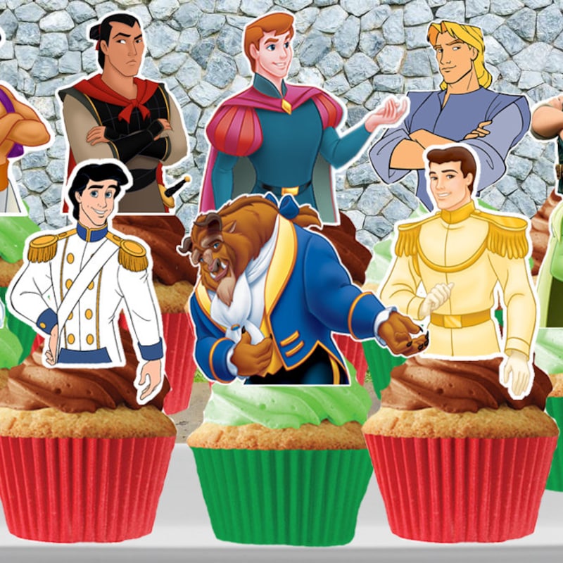 Prince Cupcake Toppers - Etsy