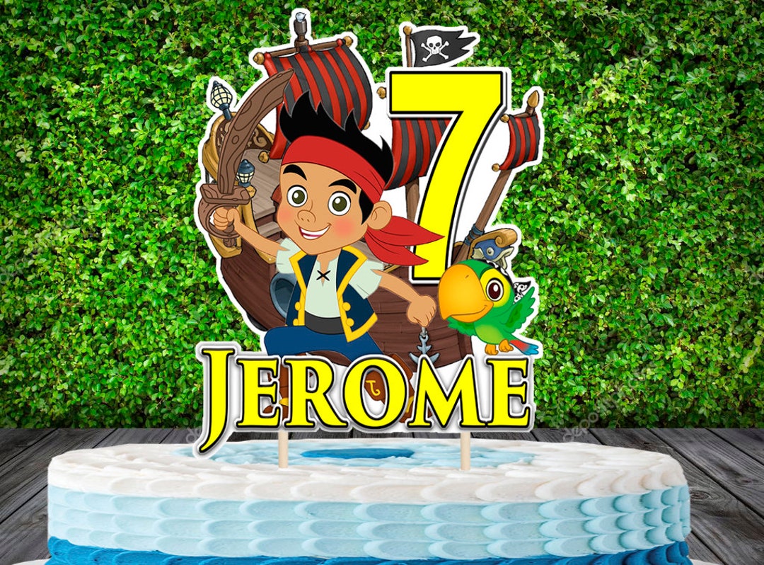 Jake and the Neverland Pirates Cake Topper, Custom Cake Topper ...
