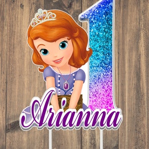 Princess Sofia Cake Topper - Etsy