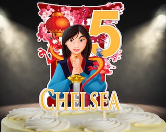 Mulan Cake Topper Cake Topper - Etsy