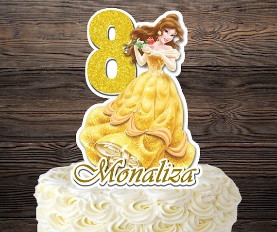 Princess Belle Disney Cake topper | Etsy