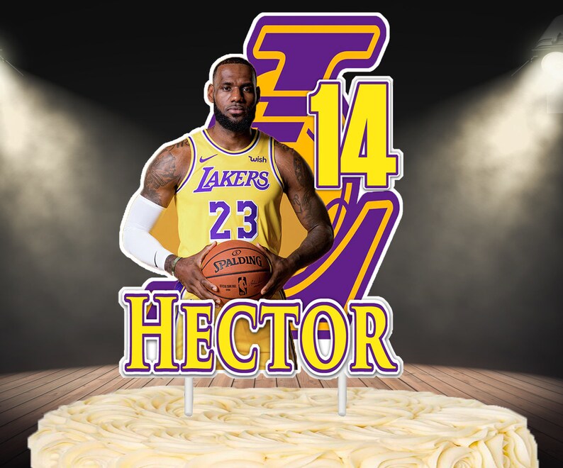 Inspired by Basketball Game Cake Topper Personalized Cake - Etsy