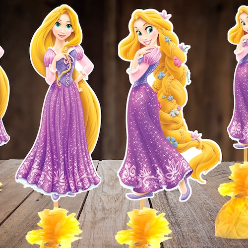 Princess Rapunzel Tagled Centerpiece Table Decor Party - Etsy