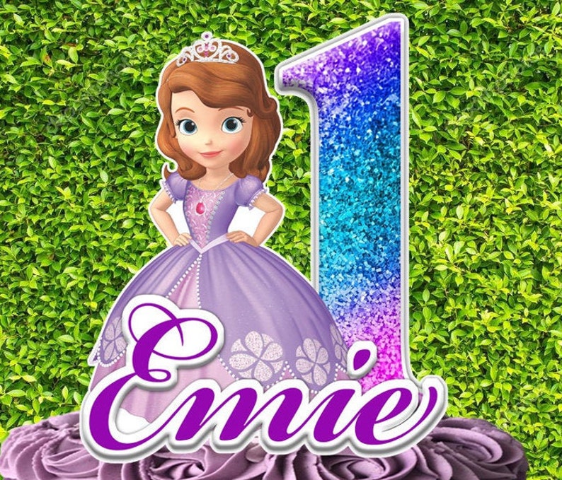 Princess Sofia Cake Topper - Etsy