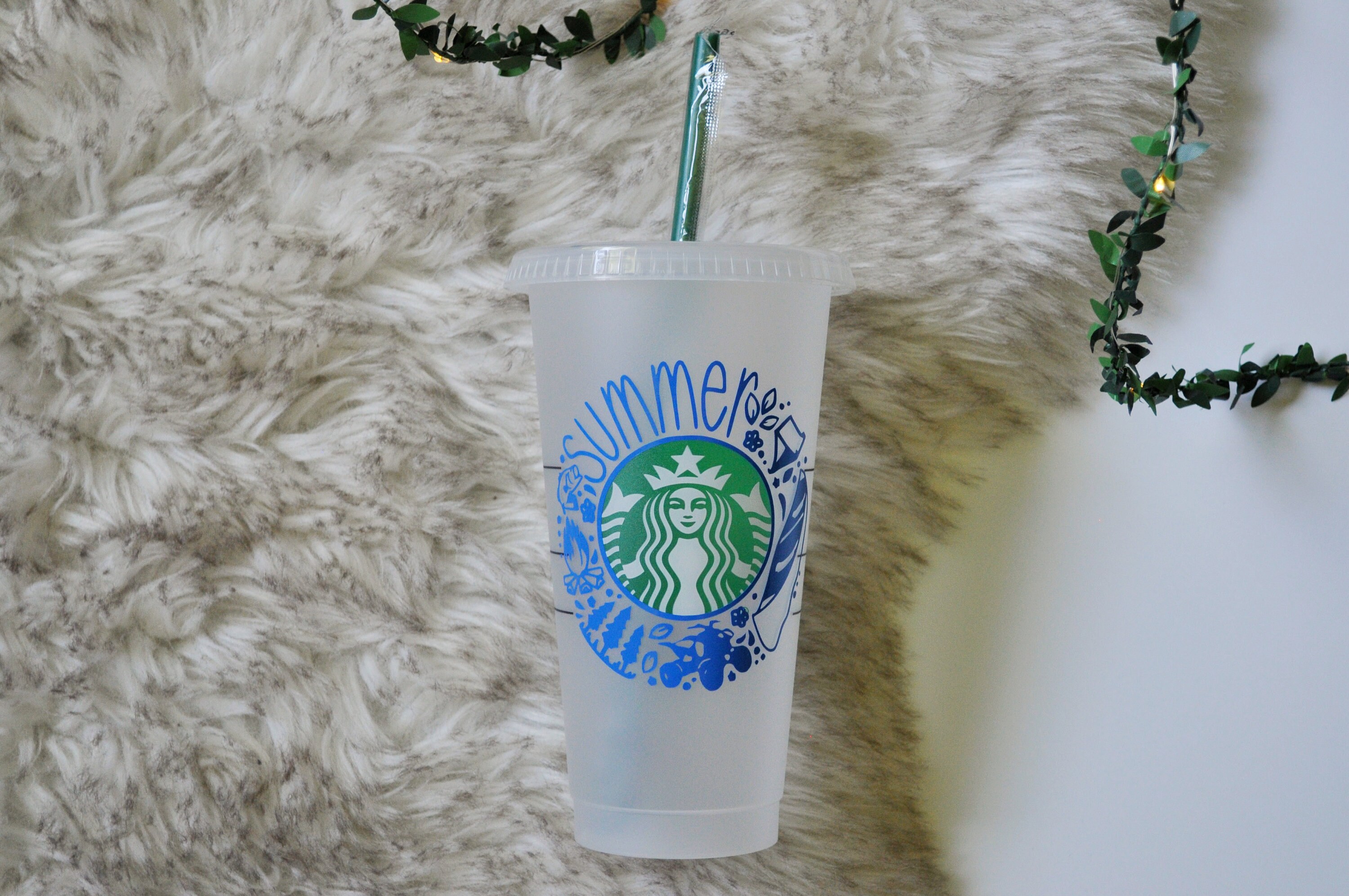 Custom Reusable Starbucks Cup Doodle Style Custom - Etsy