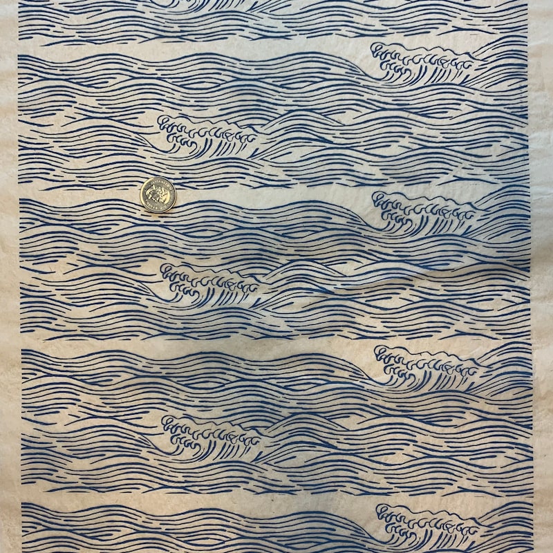 Blue Wave Transfer - Etsy