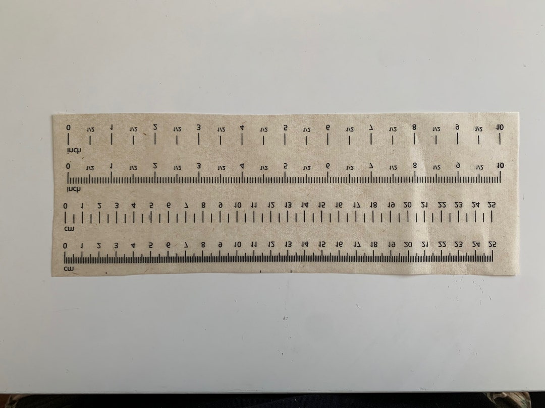 DIY Shrink Ruler - Etsy
