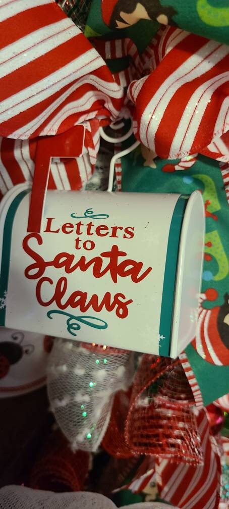 Large Elf Door Swag - Etsy