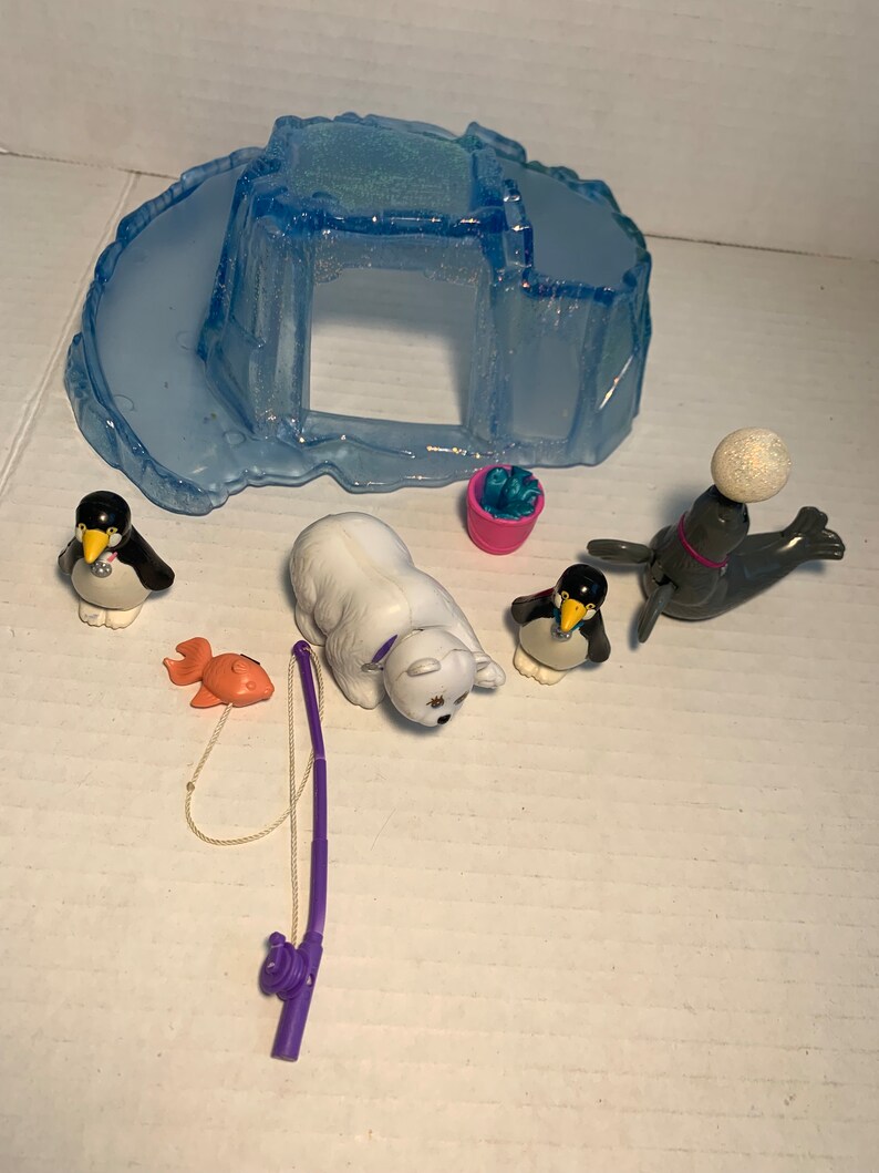 Littlest Pet Shop Zoo Polar Pets Ice Cave Playset - Etsy