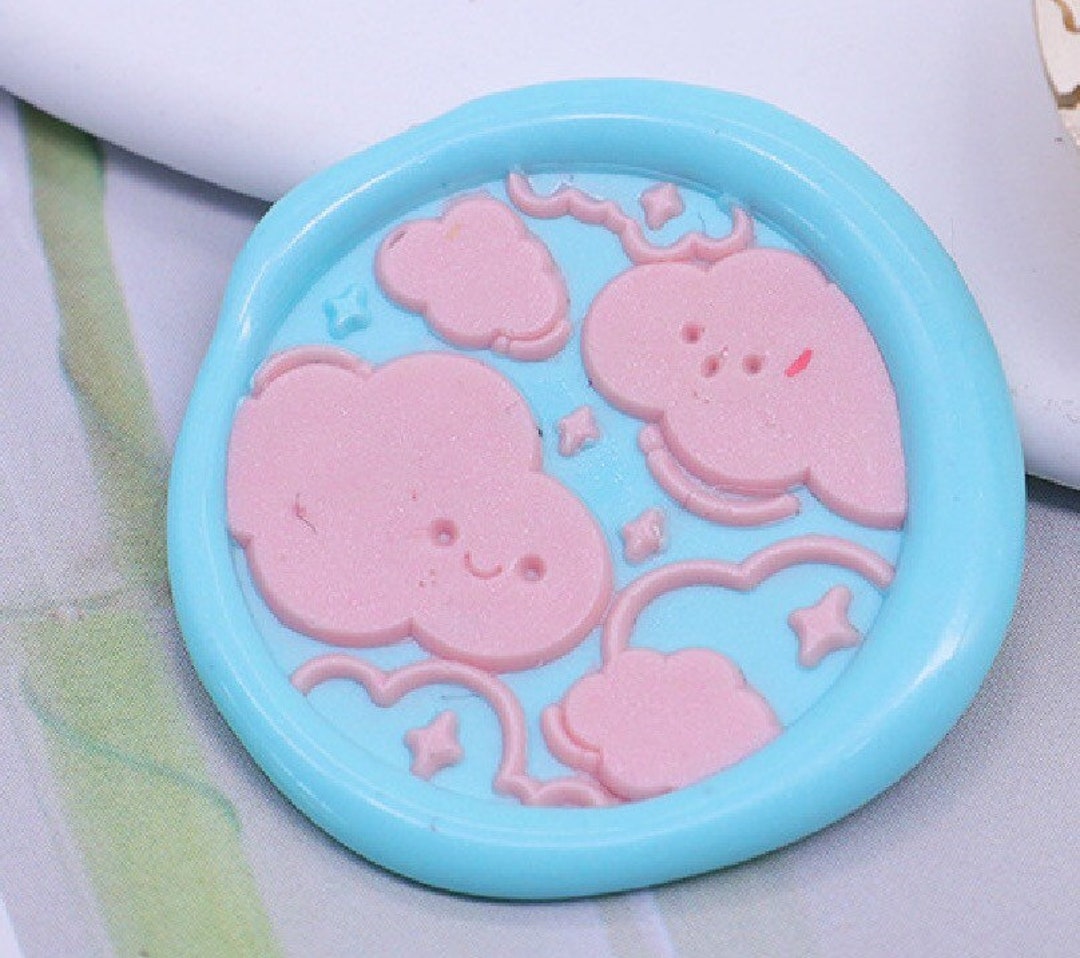 Clouds Wax Seal Stamp/cute Clouds Wax Sealing Kit Gift /clouds - Etsy