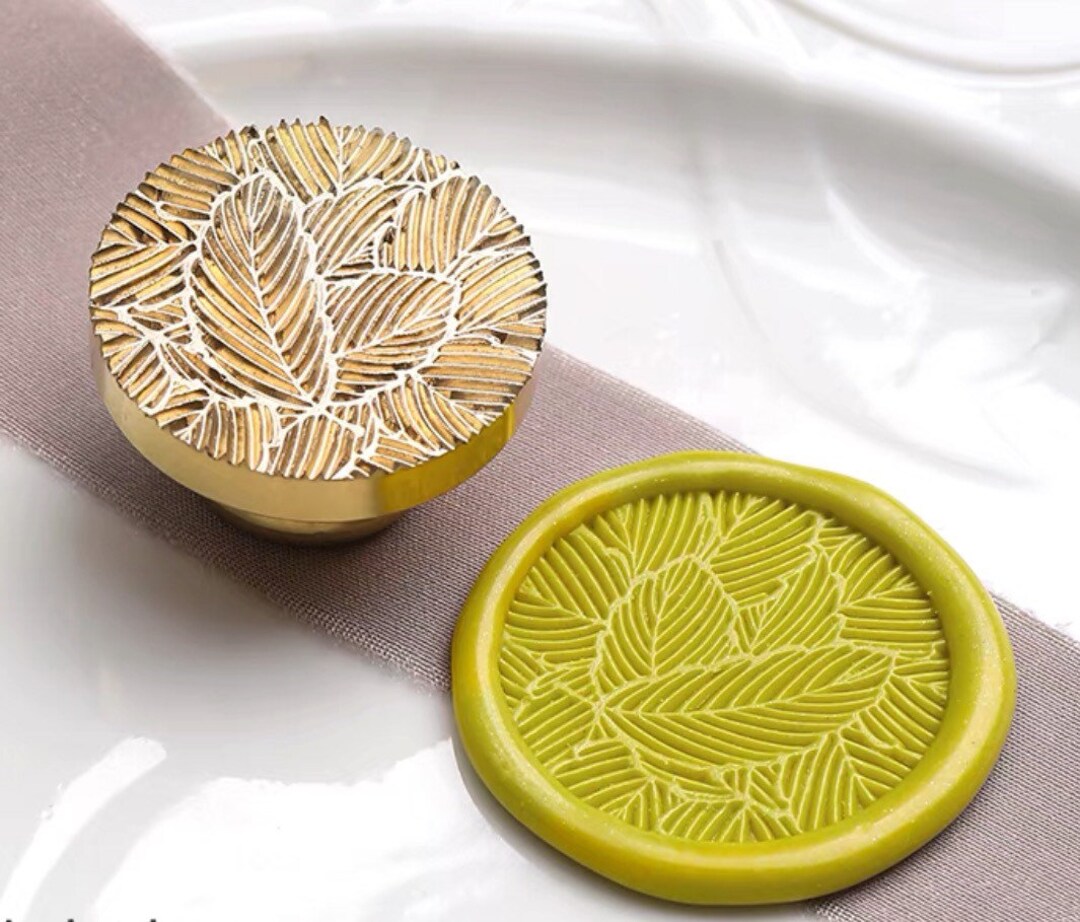 Autumn Leave Wax Seal Stamp/plant Leaf Wax Sealing Kit /plant - Etsy