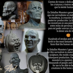 Expressive Pumpkin SAM "funkins" by Zeballos Monsters - Foam Filled ...