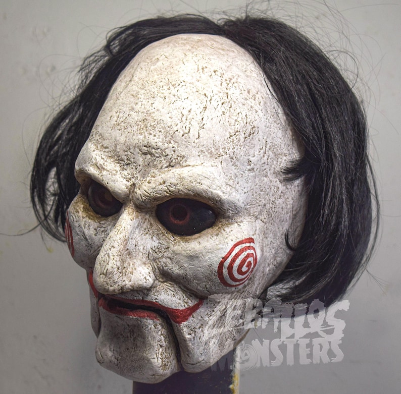 Billy Jigsaw Saw Latex Mask - Etsy