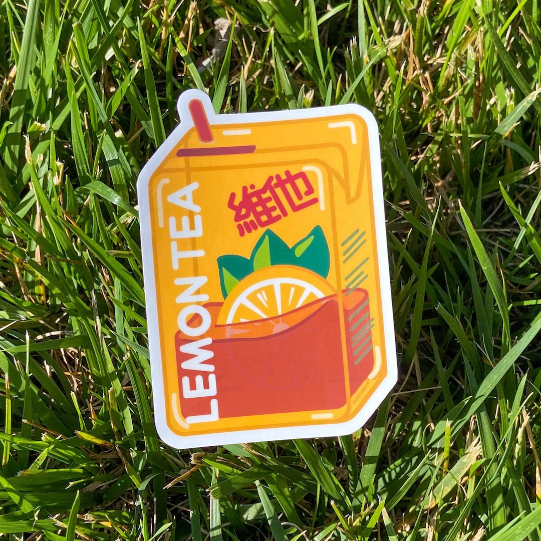 Vita Lemon Tea Drink Vinyl Sticker Peachybbyj - Etsy