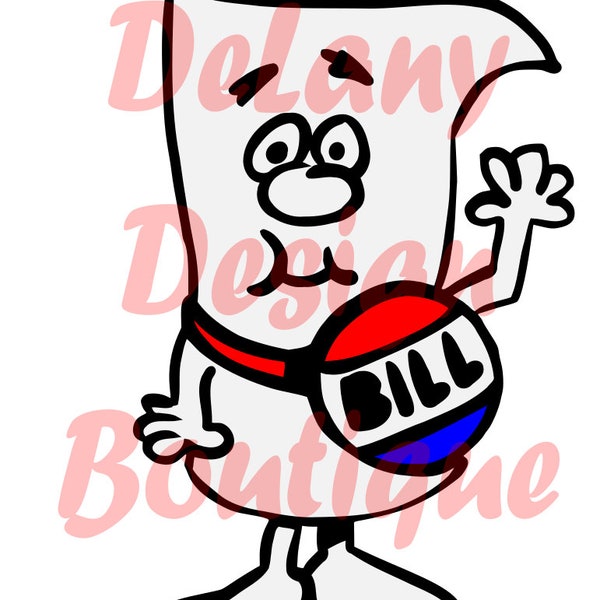 Just a Bill Svg - Etsy