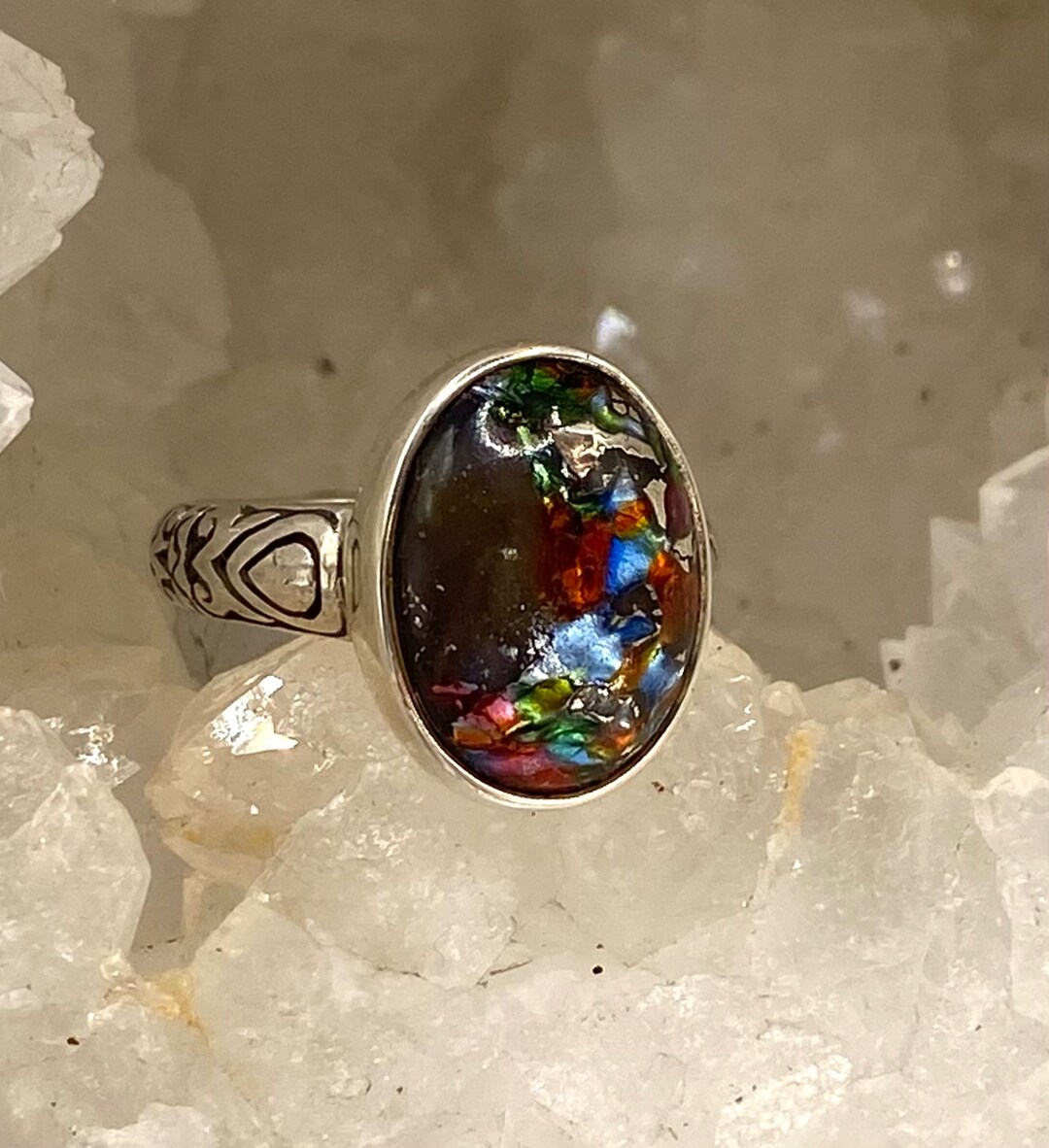 Leo Popper Glass Design Antique Button Set in Sterling Silver. Popper ...