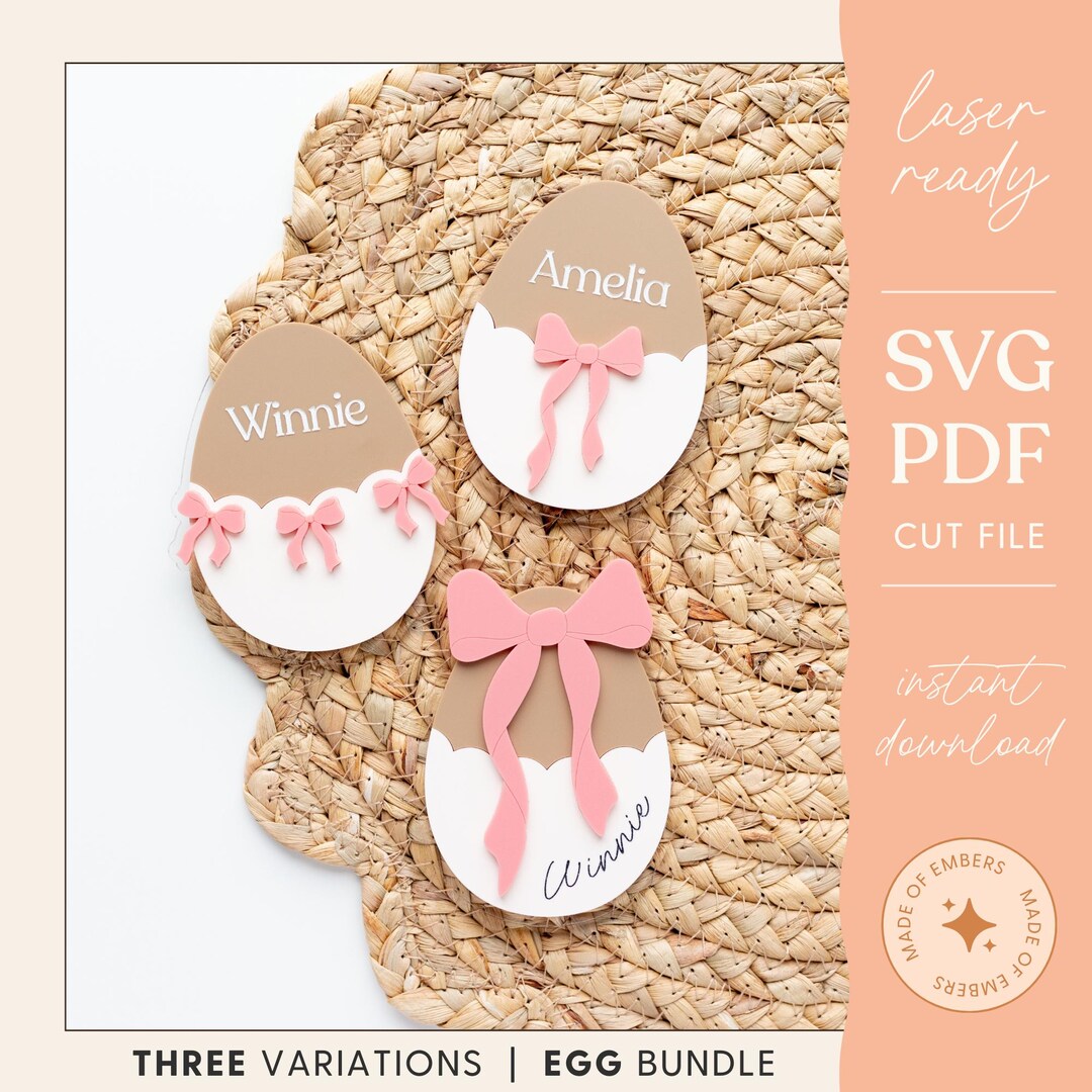 Easter Basket Egg Name Tag Personalized Tag Basket Gift Tag Egg Custom ...