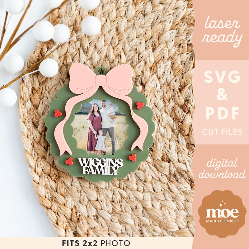 Christmas Frame Svg - Etsy