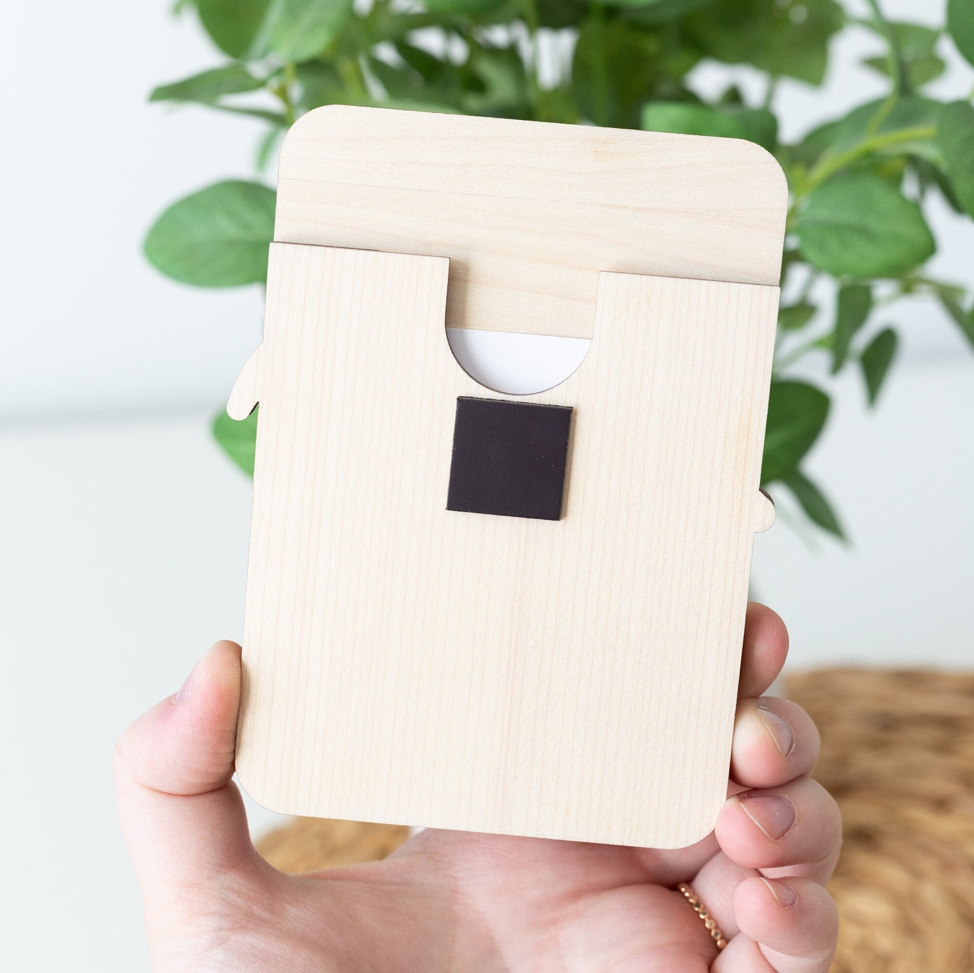 Fridge Photo Magnet Father's Day Gift Wallet Size Photo Frame Pun 3D ...