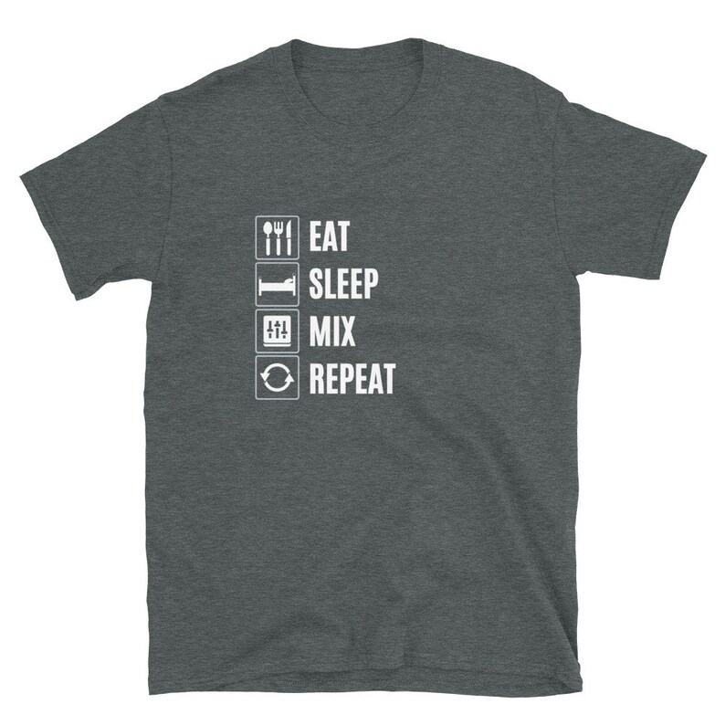 Sound Engineer T Shirt | Eat Sleep Mix Repeat, Music Producer Gift ...
