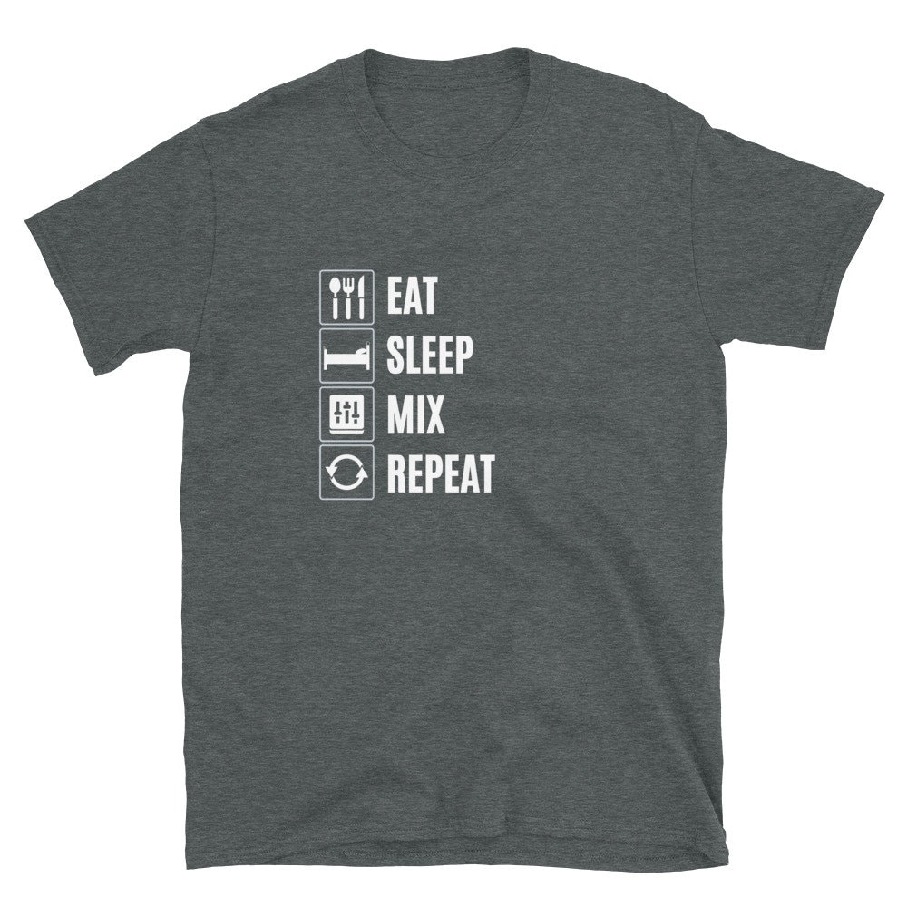 Sound Engineer T Shirt | Eat Sleep Mix Repeat, Music Producer Gift ...