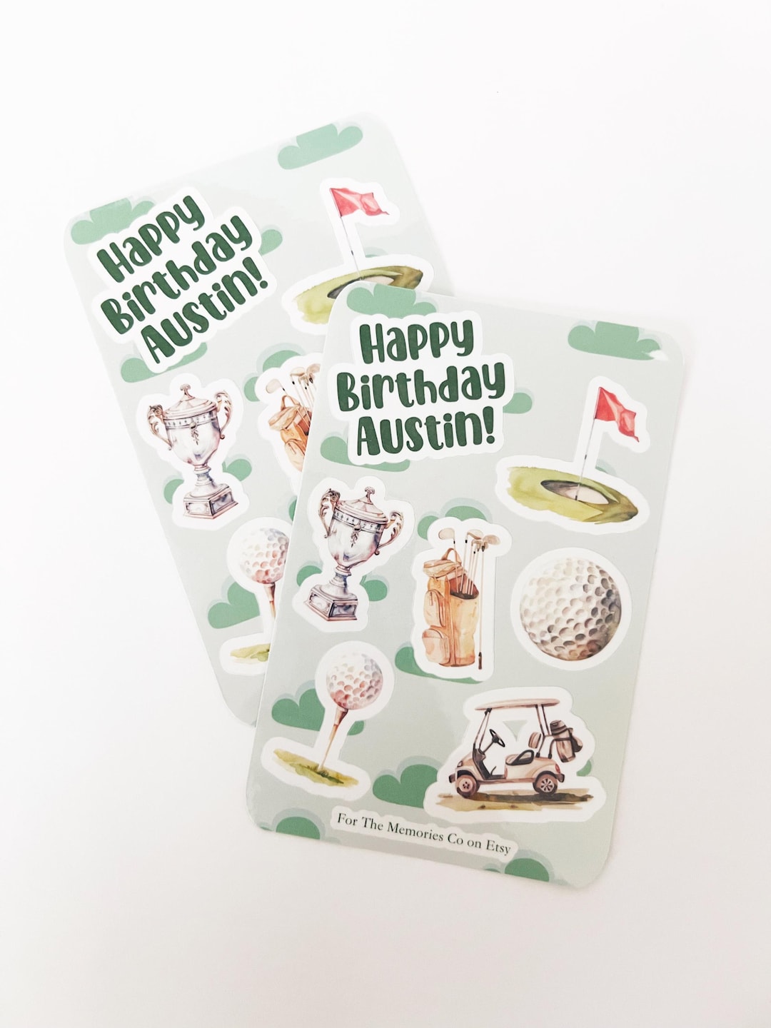 Golf Themed Sticker Sheet Party Favor || Let's Par-tee Party Decor ...